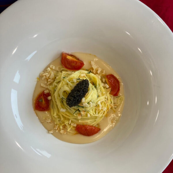 Egg Tagliolini with Caviar - Caviar Giaveri