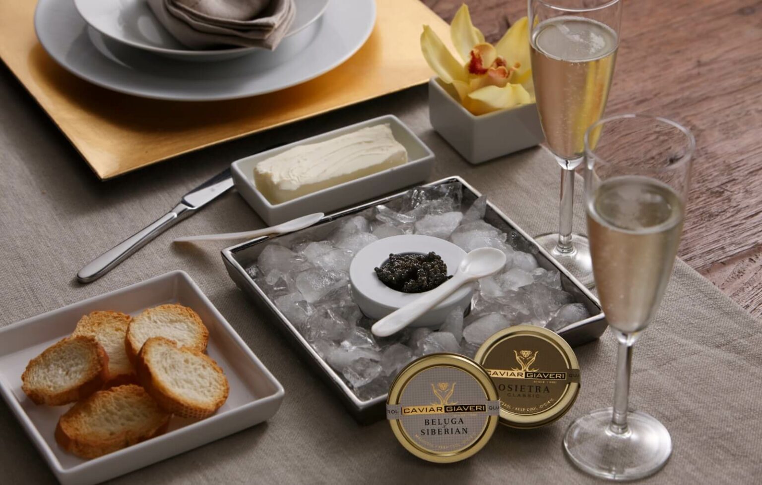How to serve caviar - Caviar Giaveri